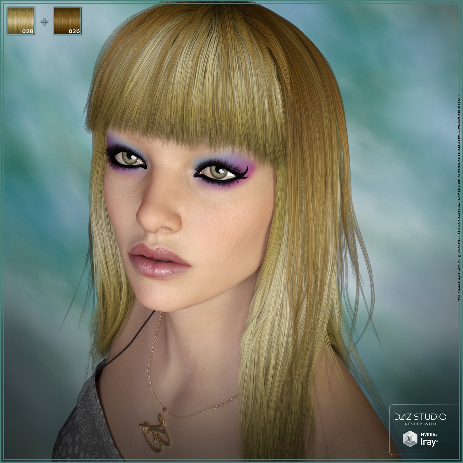 Touchable Bang Bob | Daz 3D