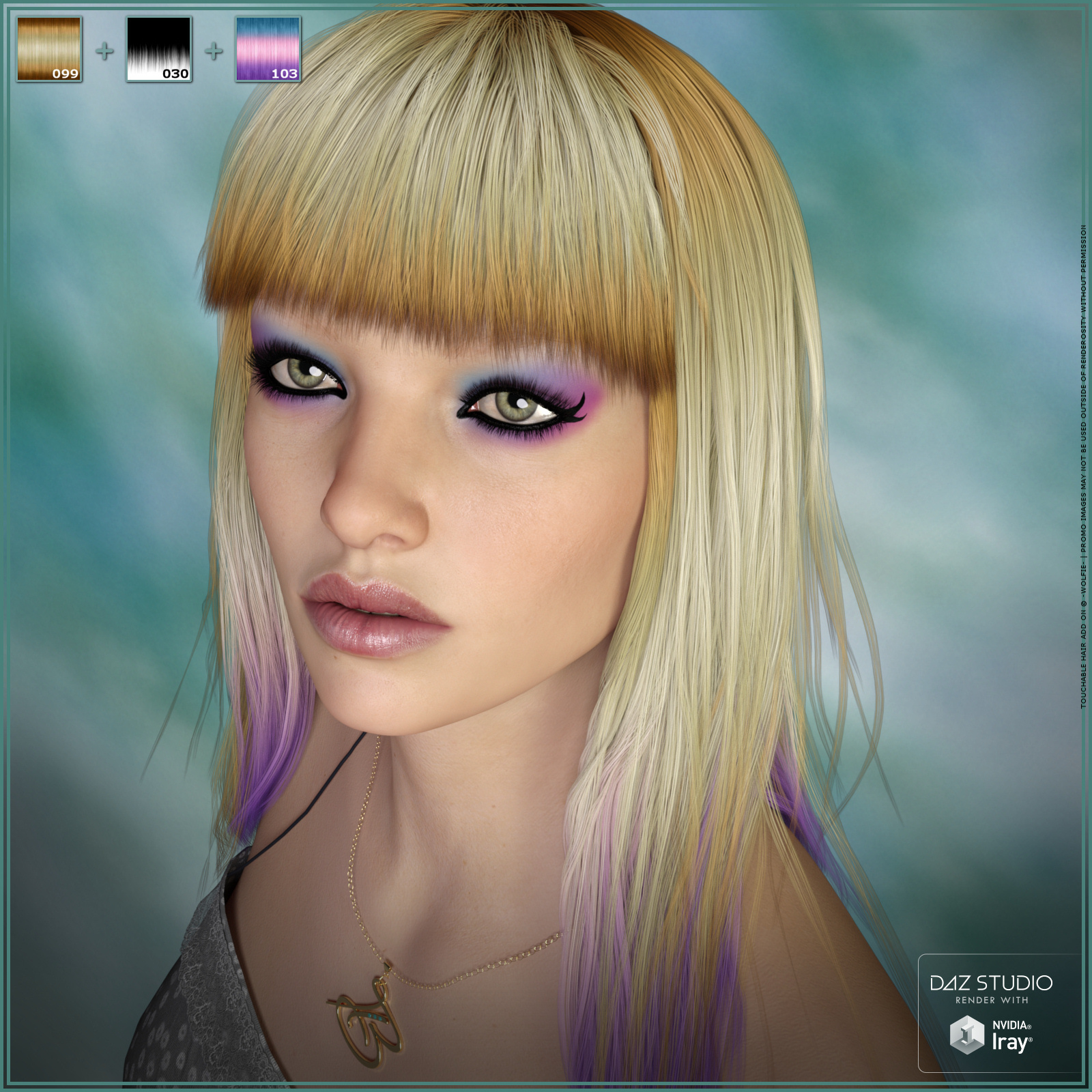 Touchable Bang Bob | Daz 3D