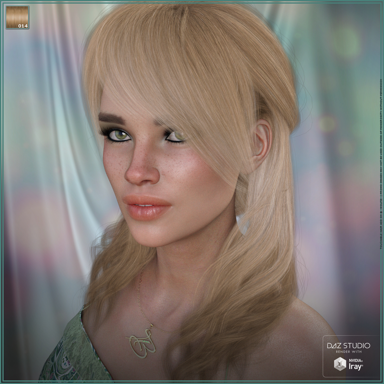 Touchable Back Updo | Daz 3D