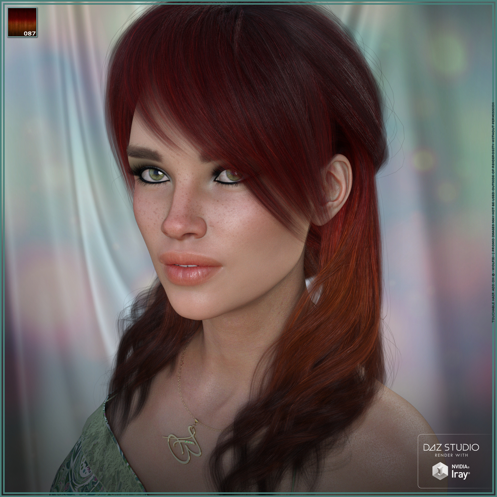 Touchable Back Updo | Daz 3D