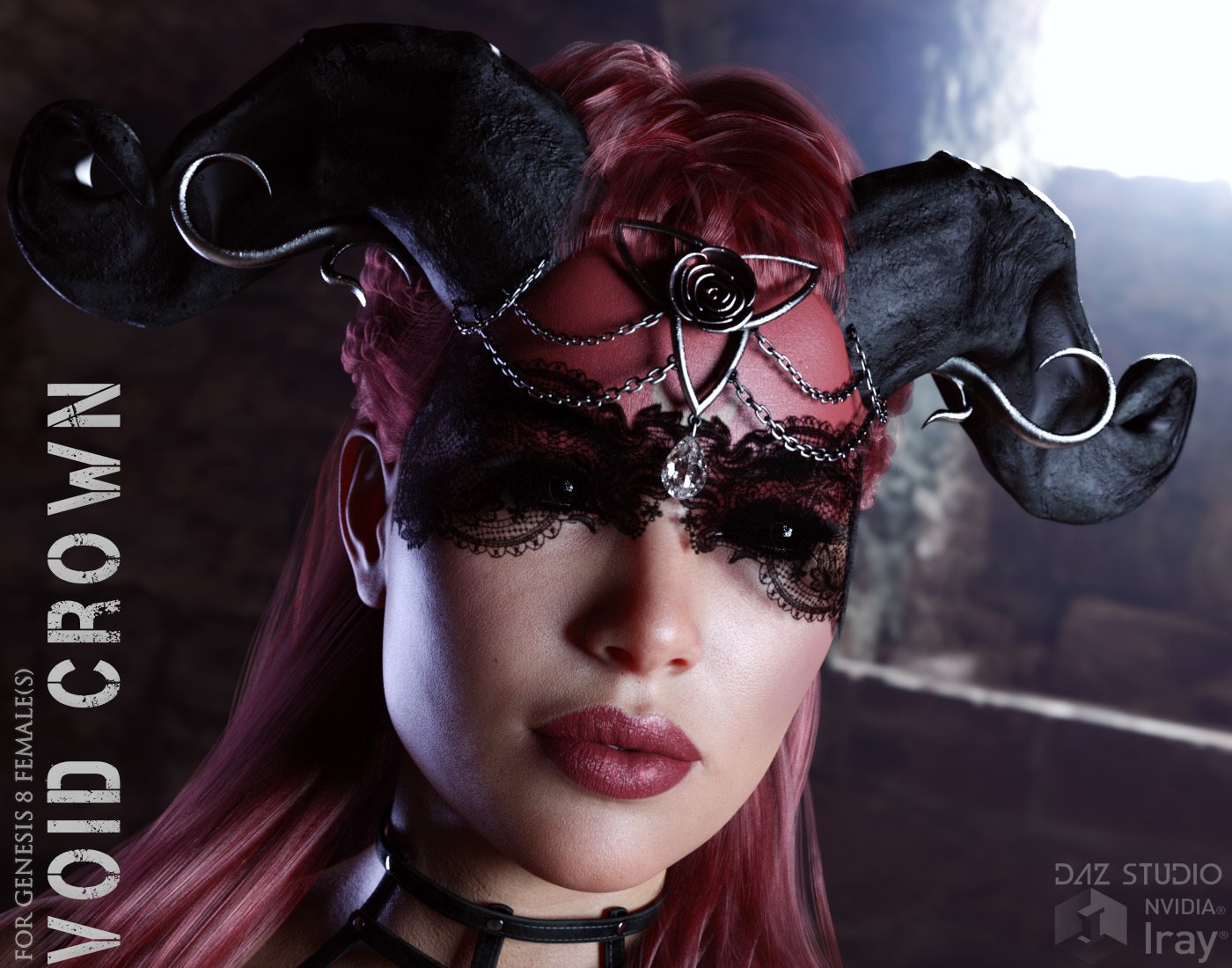 Void Crown for Genesis 8 Females | Daz 3D