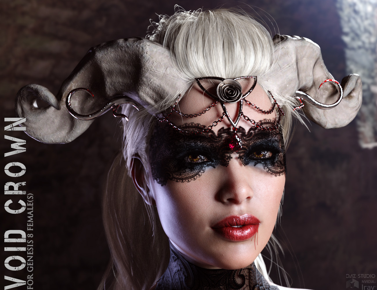 Void Crown for Genesis 8 Females | Daz 3D