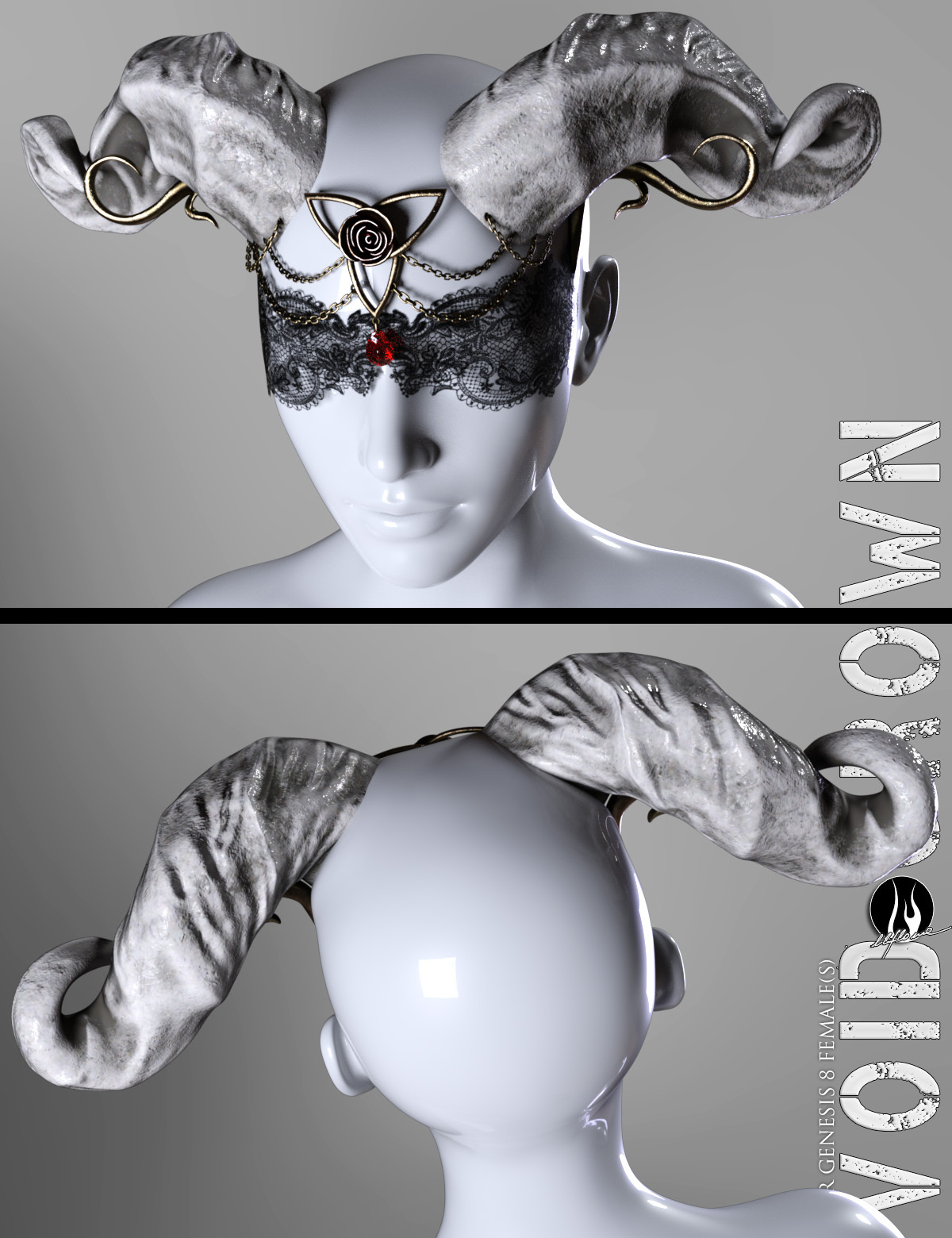 Void Crown for Genesis 8 Females | Daz 3D