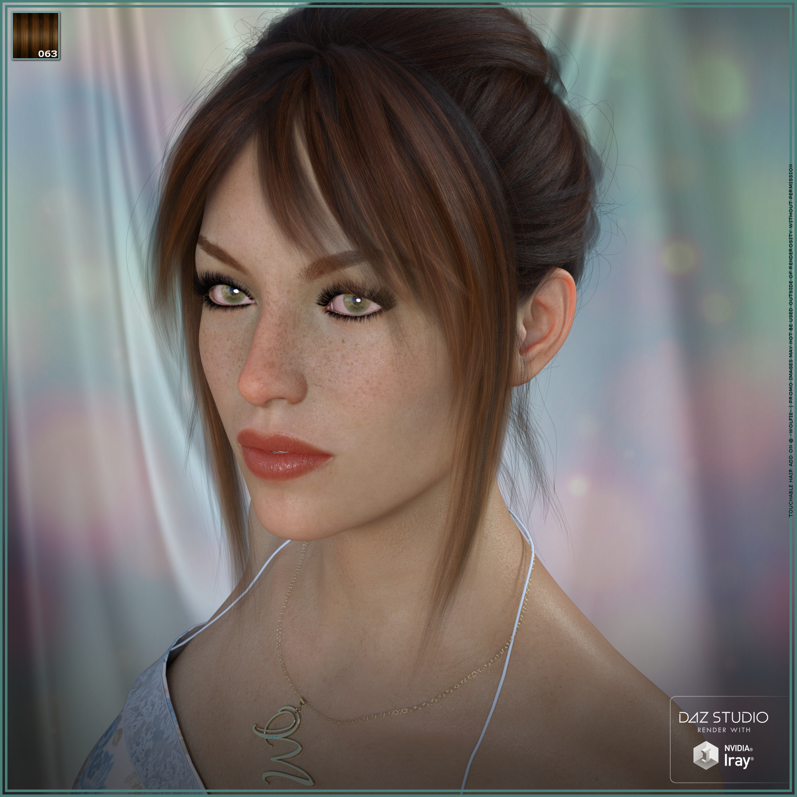 Touchable MEGA Updo | Daz 3D
