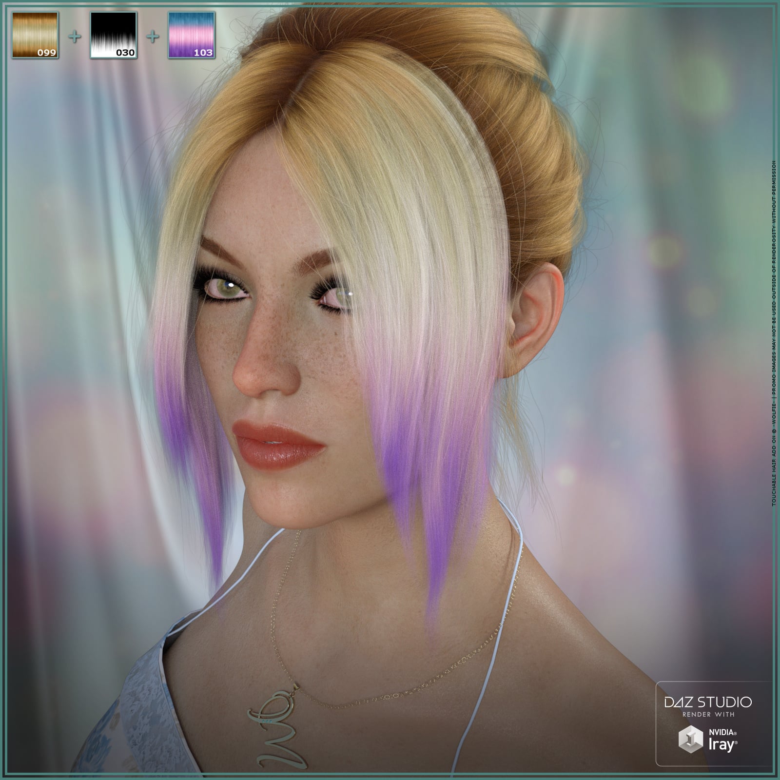 Touchable MEGA Updo | Daz 3D
