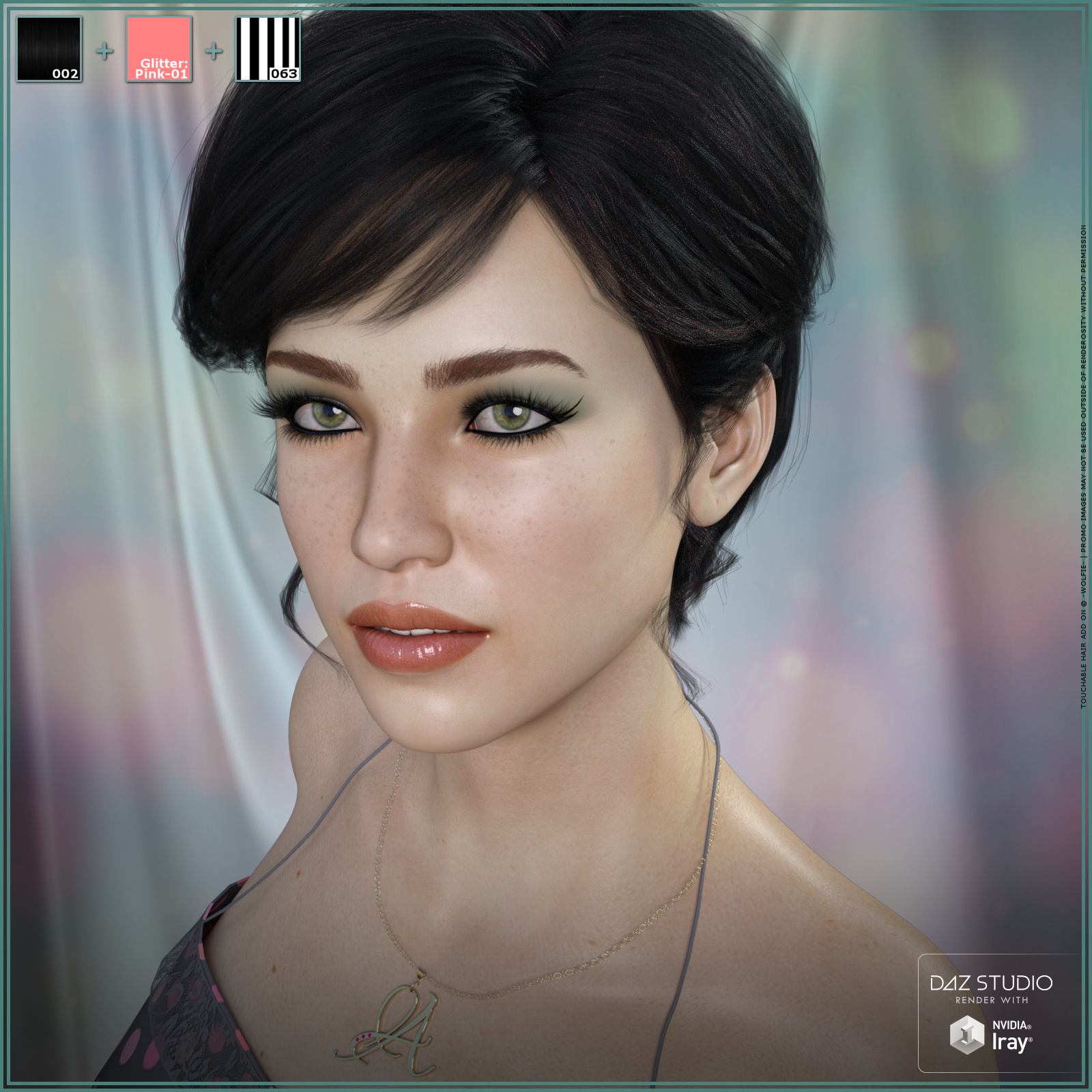 Touchable Amelia | Daz 3D