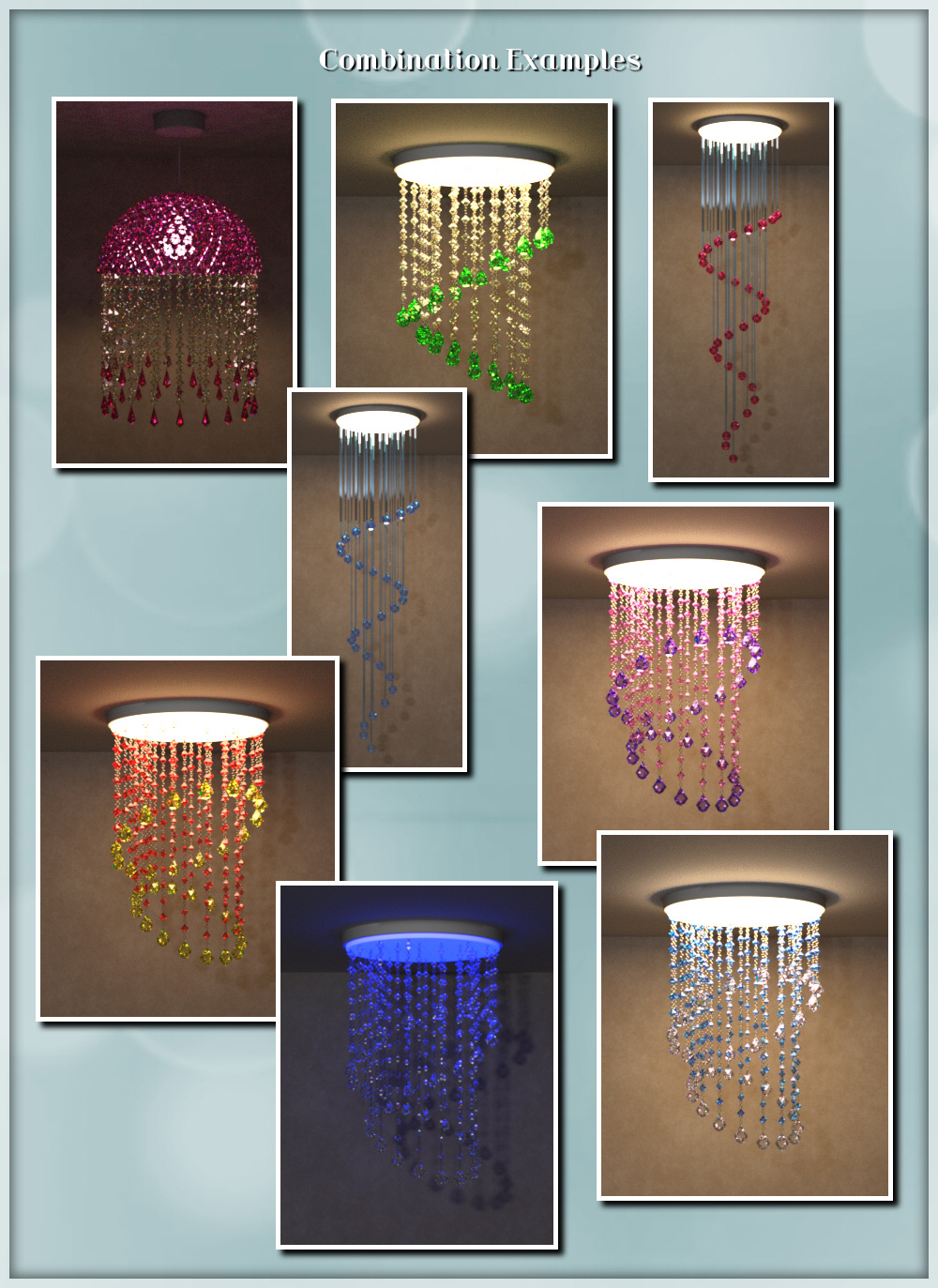 Chandelier Prop Set for DAZ Studio 4.8 and above | Daz 3D