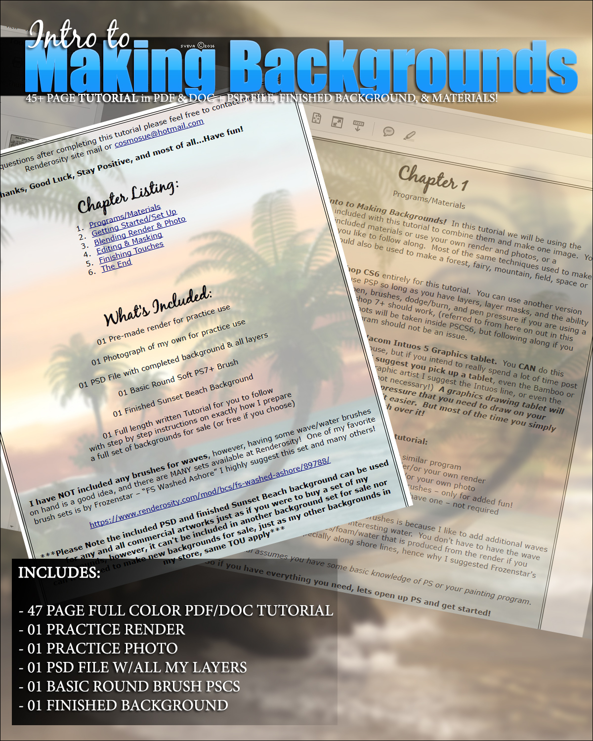 SV Intro to Making Backgrounds Tutorial | Daz 3D