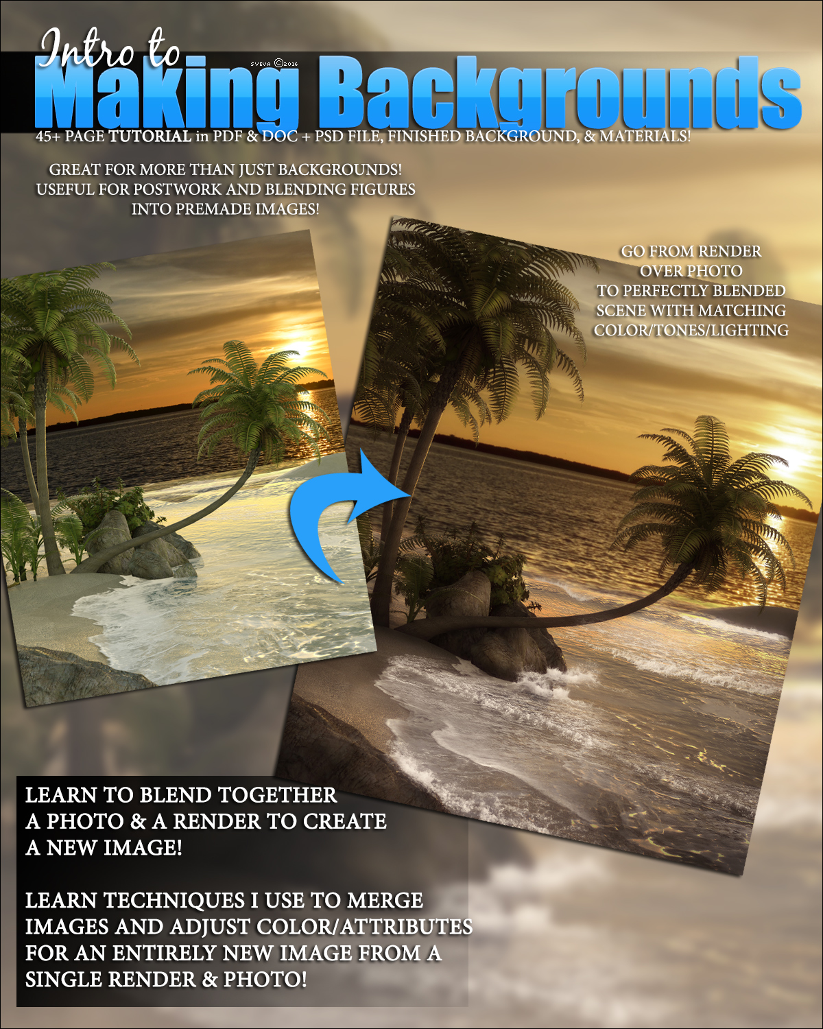 SV Intro to Making Backgrounds Tutorial | Daz 3D