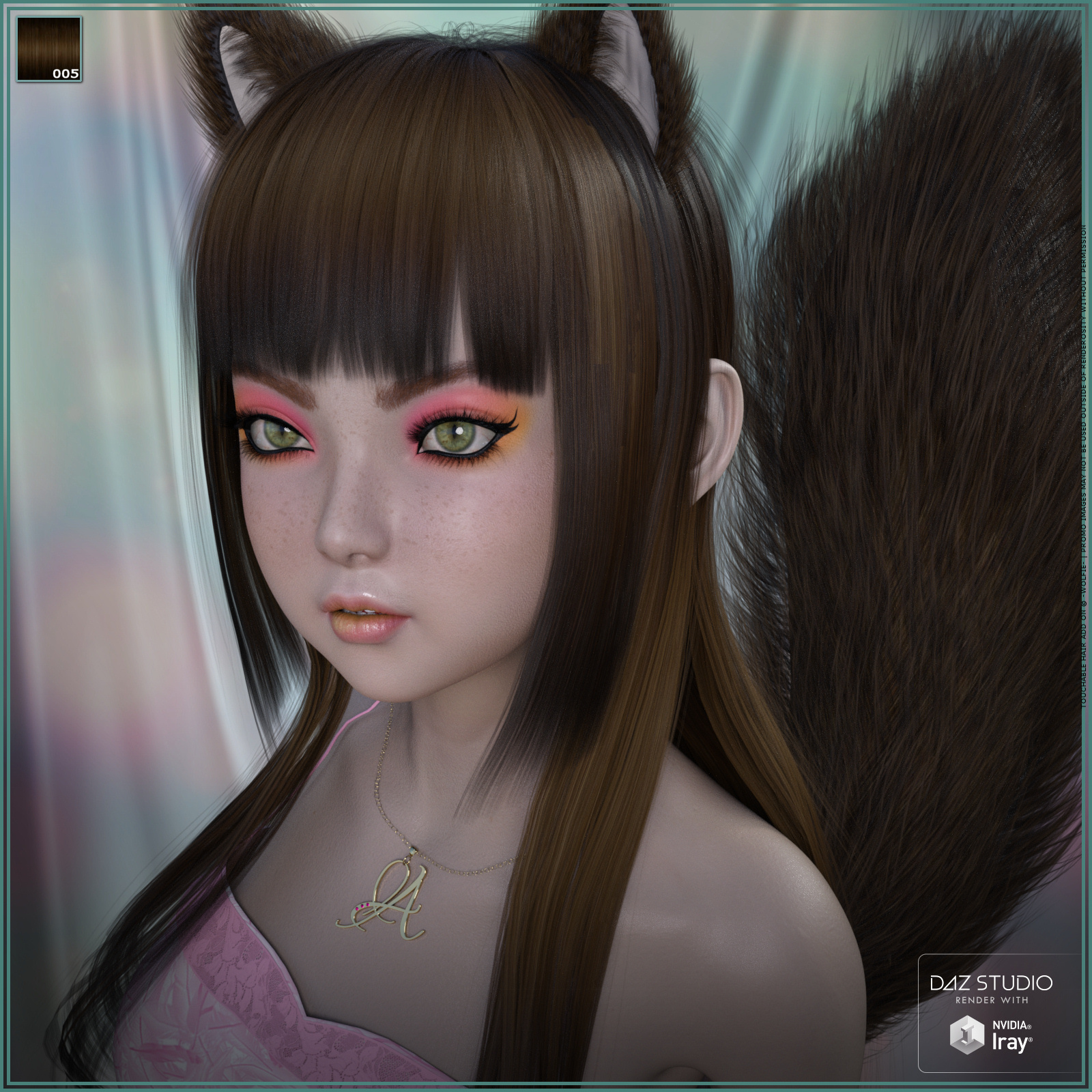 Touchable Acicia | Daz 3D