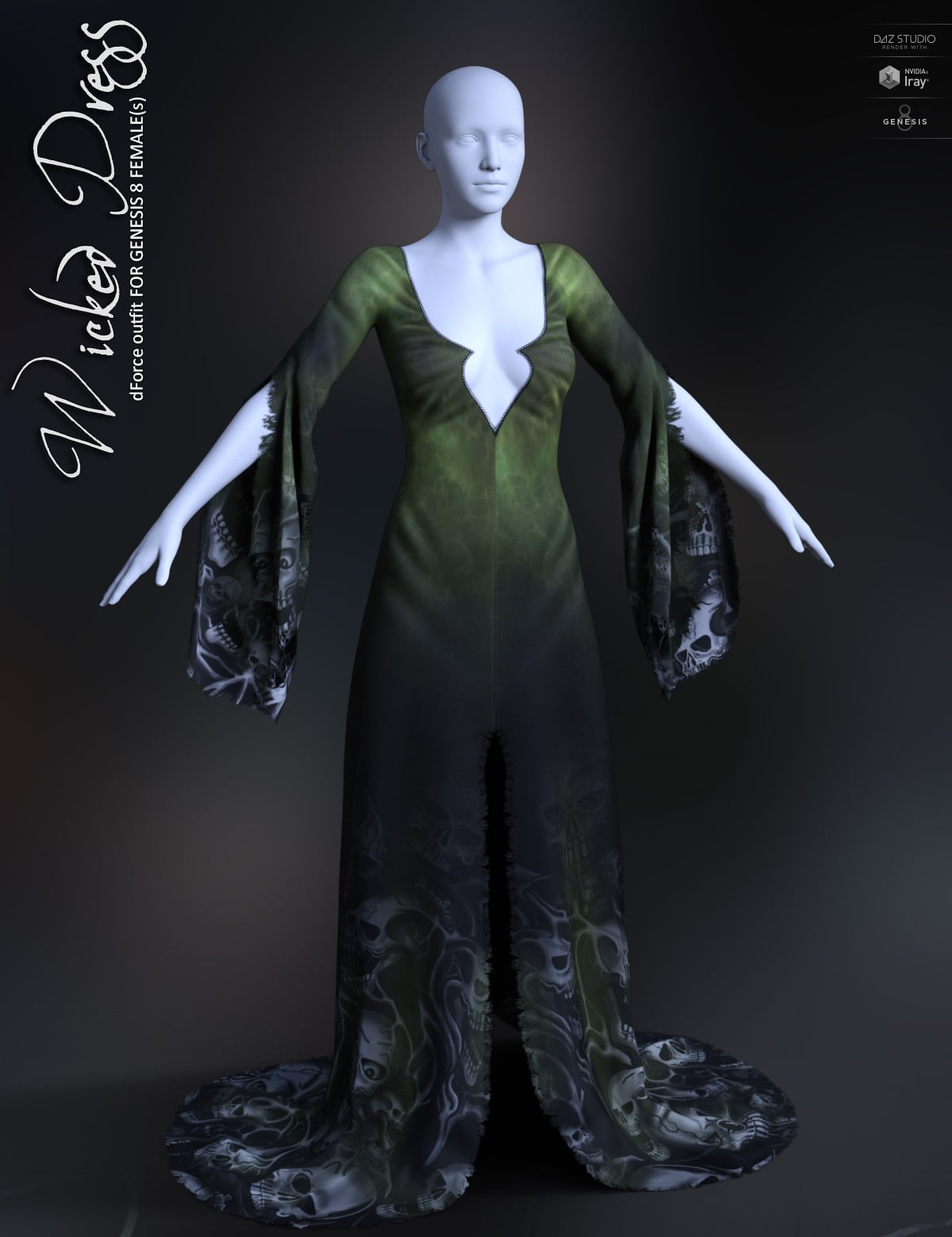 dForce Wicked for Genesis 8 Females | Daz 3D