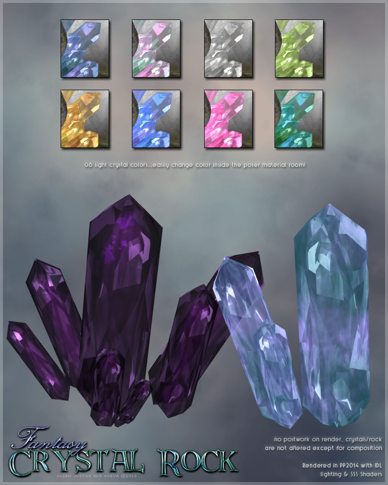 SV's Crystal Rock | Daz 3D