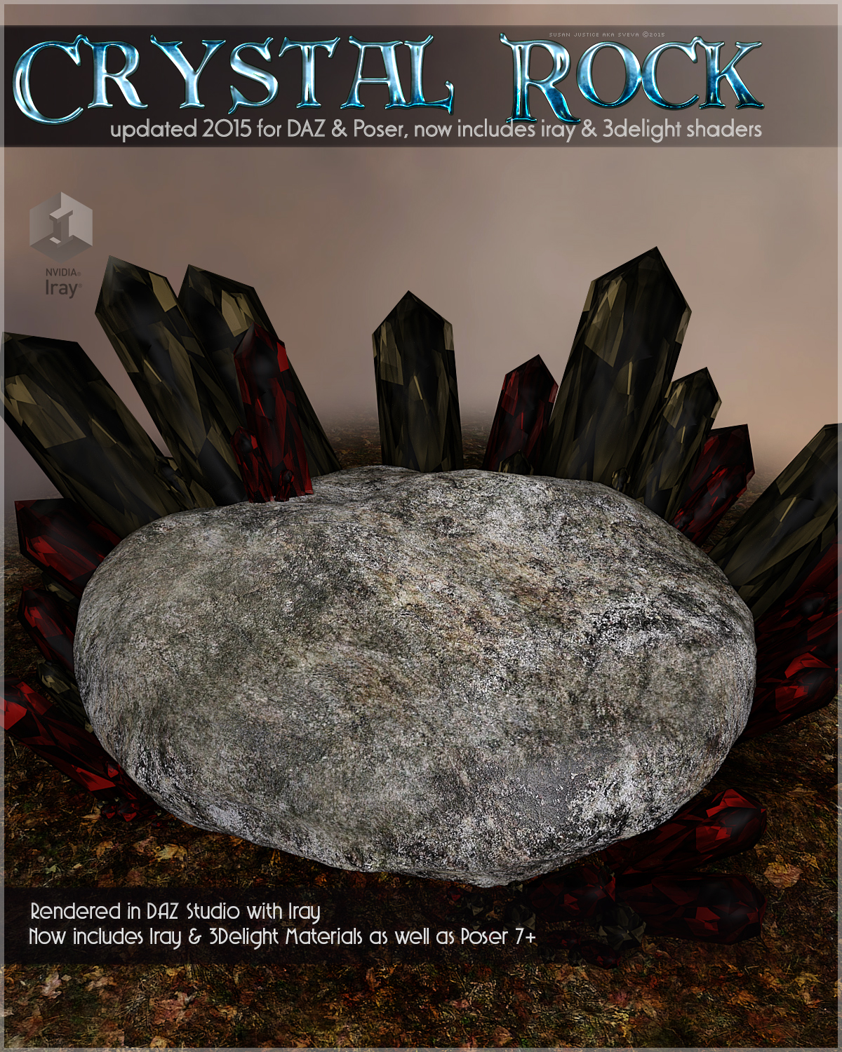 SV's Crystal Rock | Daz 3D