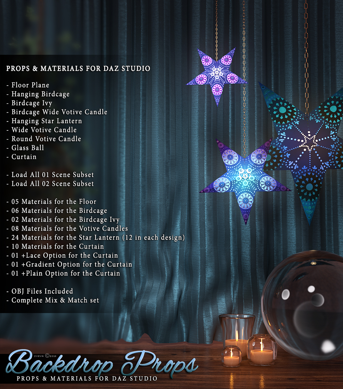 SVs Backdrop Props | Daz 3D