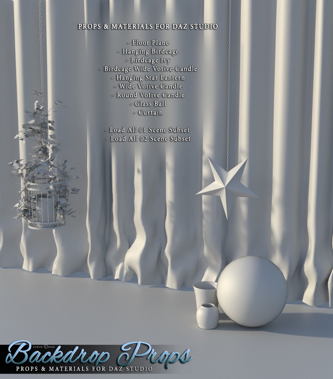SVs Backdrop Props | Daz 3D