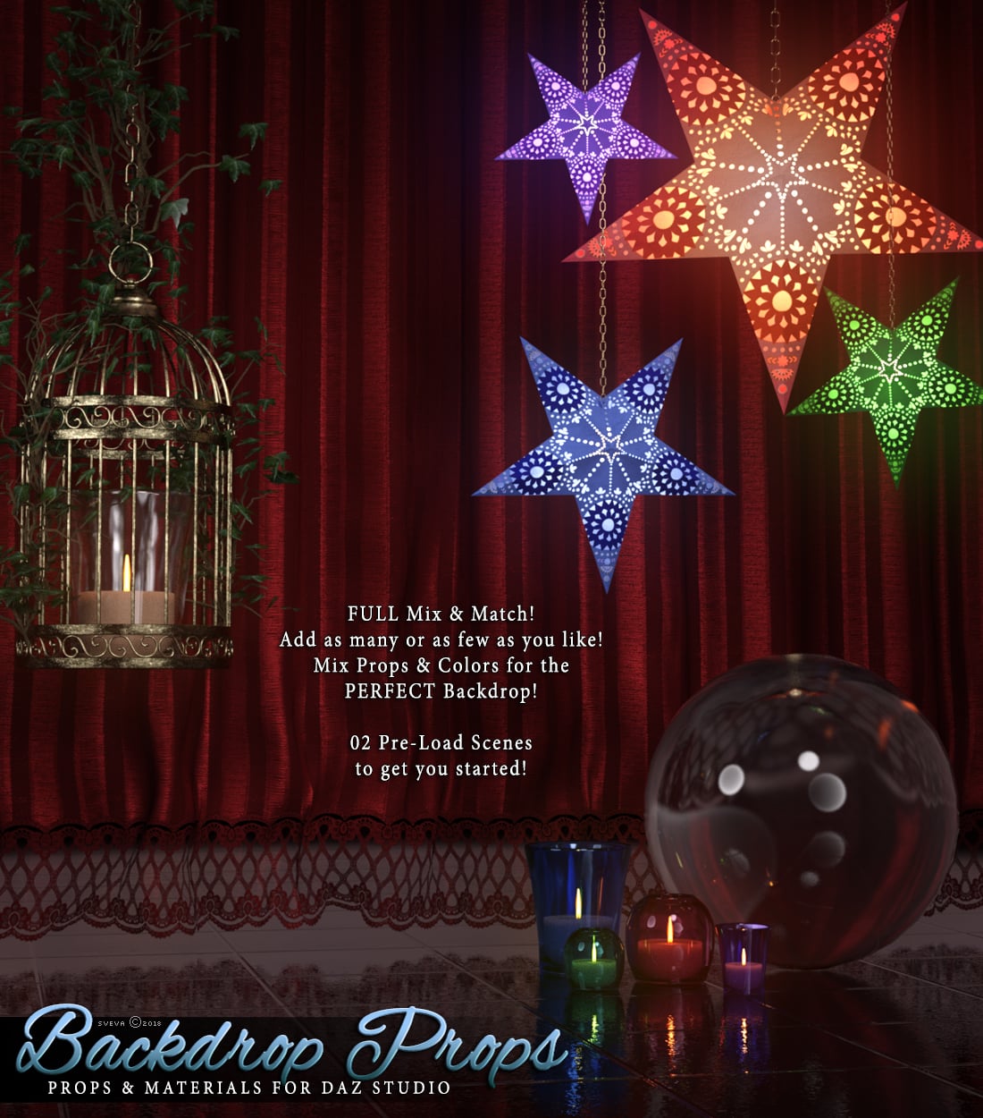 SVs Backdrop Props | Daz 3D