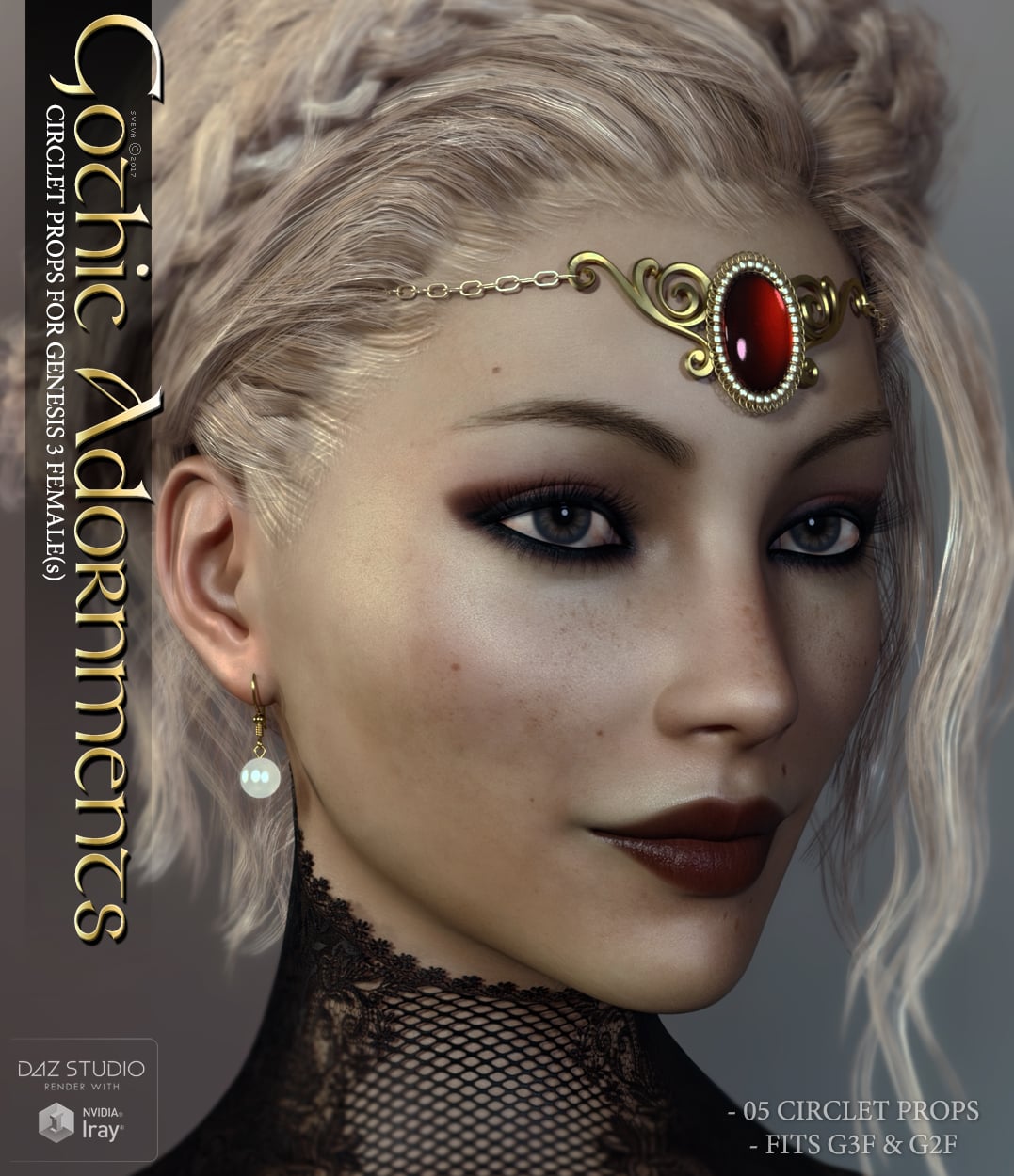 SV's Gothic Adornments Genesis 3 Females | Daz 3D