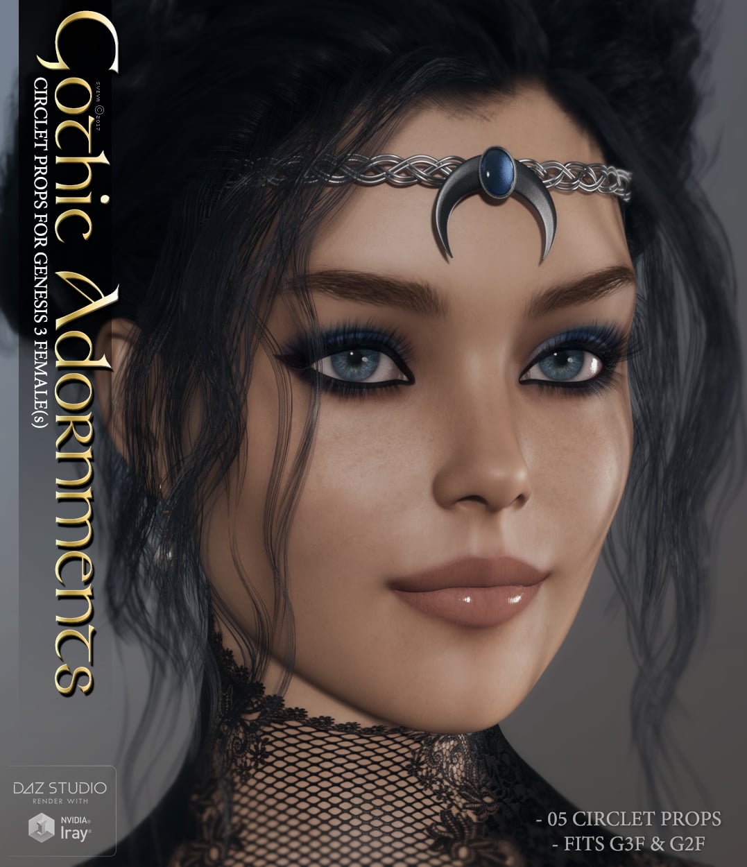 SV's Gothic Adornments Genesis 3 Females | Daz 3D