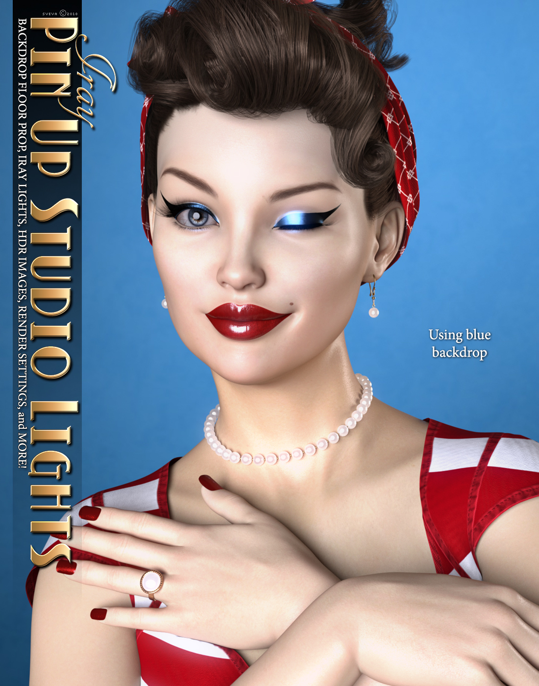 SVs Iray Pin Up Studio Lights | Daz 3D