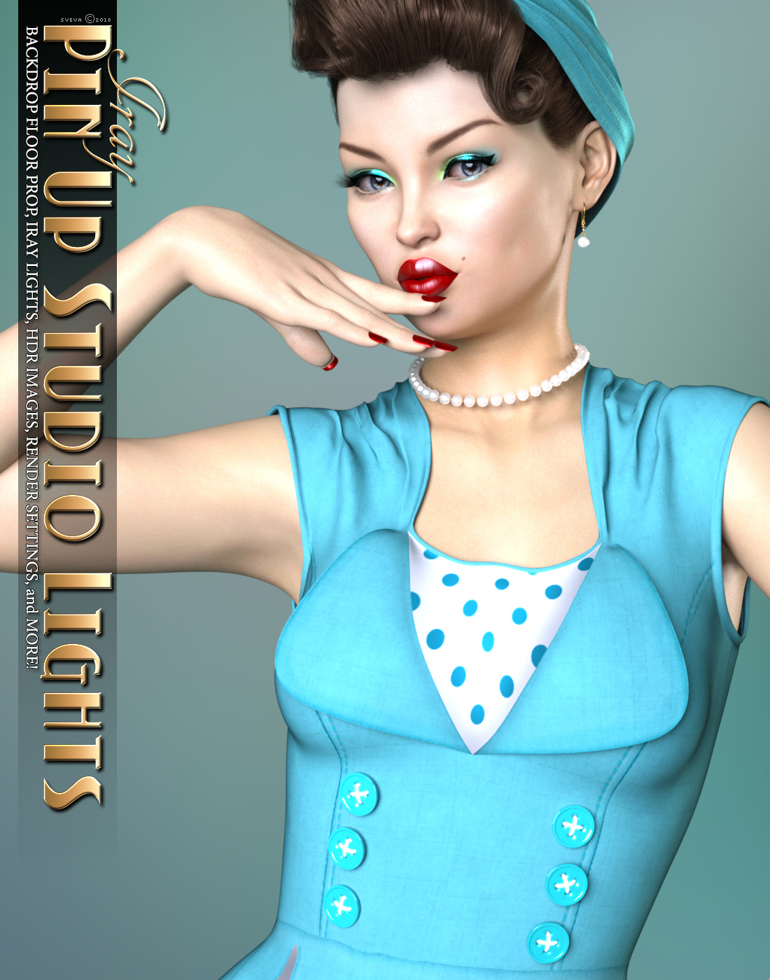 SVs Iray Pin Up Studio Lights | Daz 3D