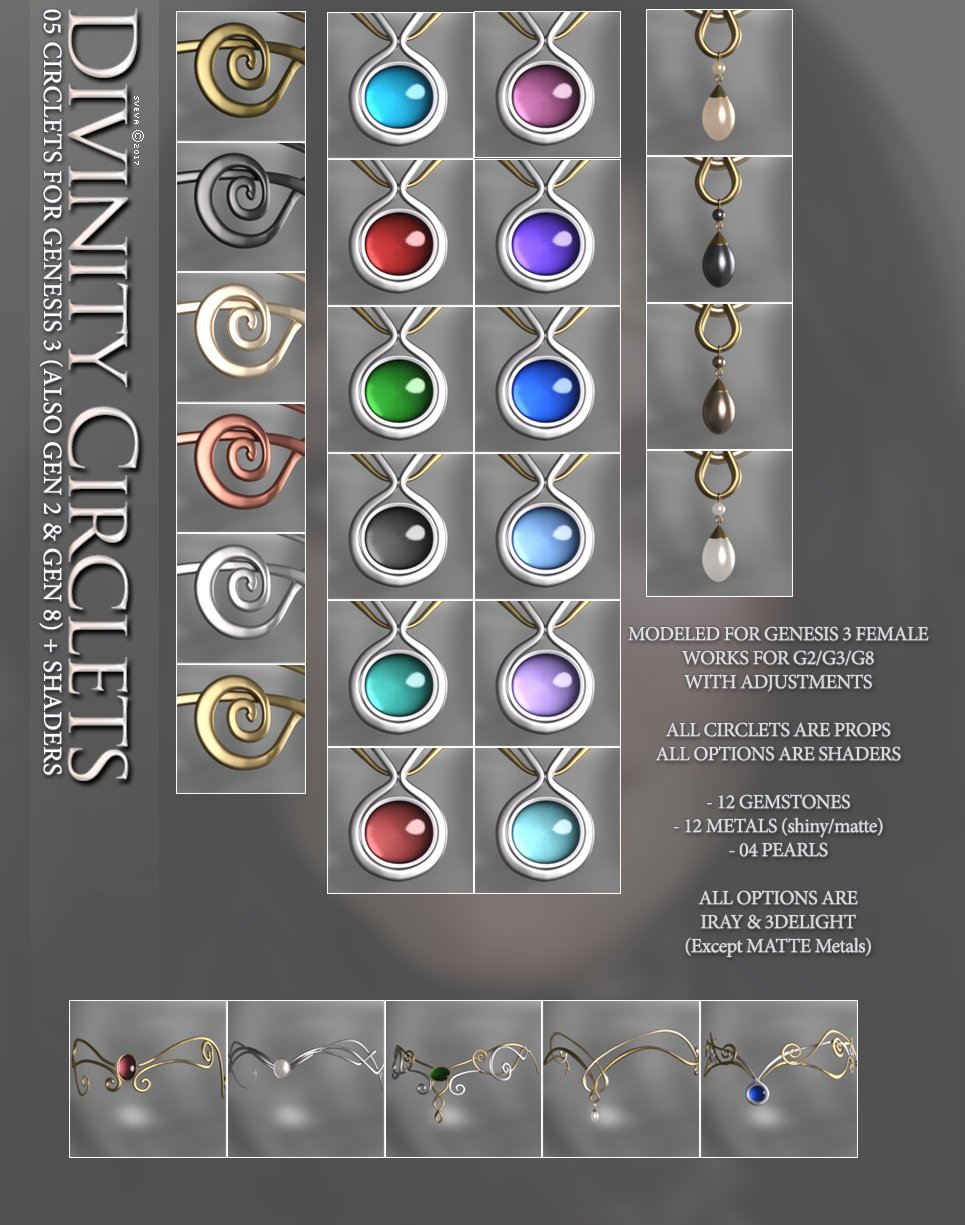SV's Divinity Circlets | Daz 3D