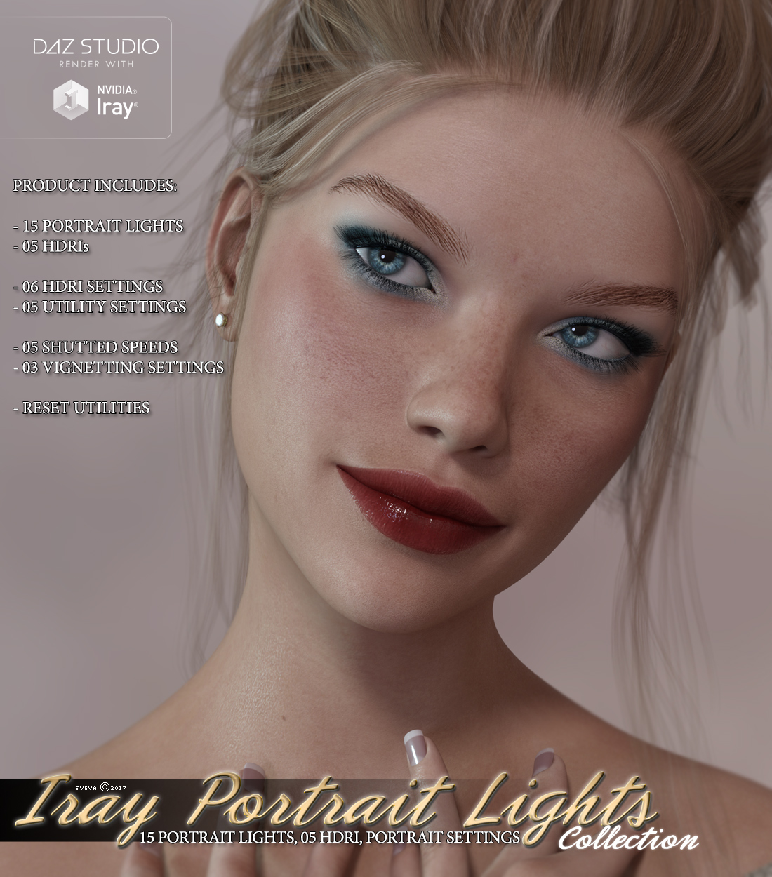 Iray Portrait Lights Collection | Daz 3D