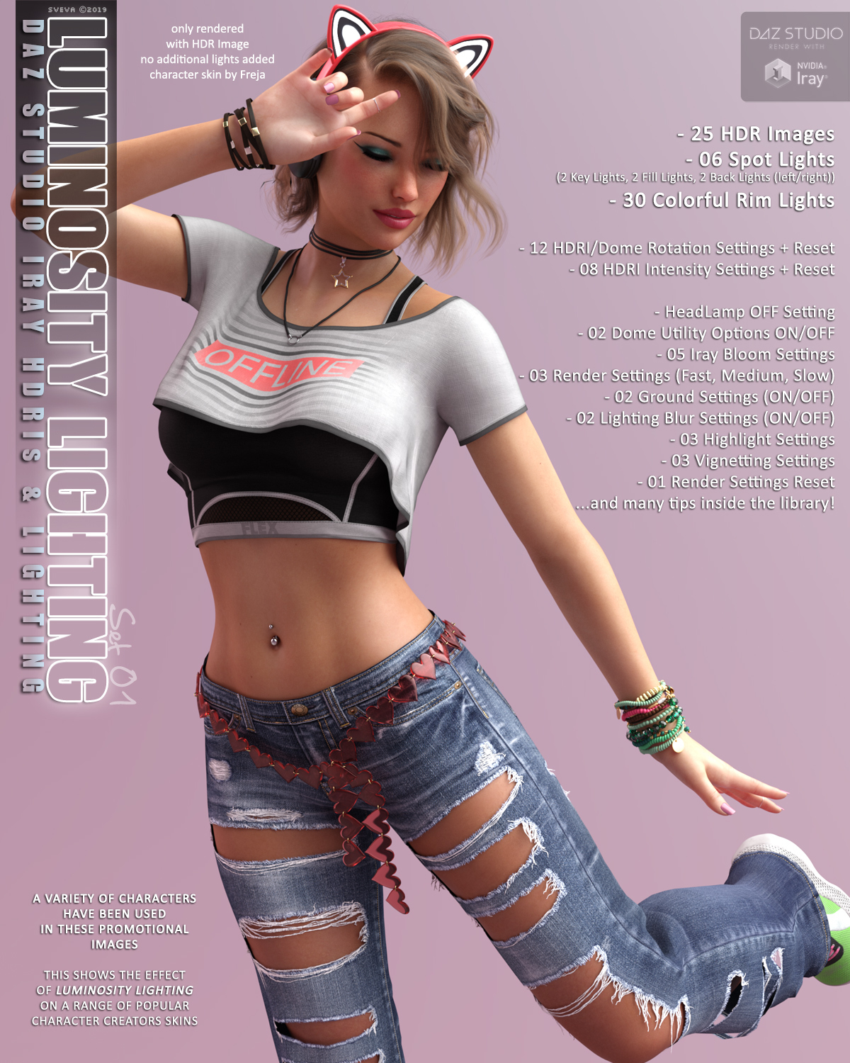 SV Luminosity Lighting Set 01 | Daz 3D