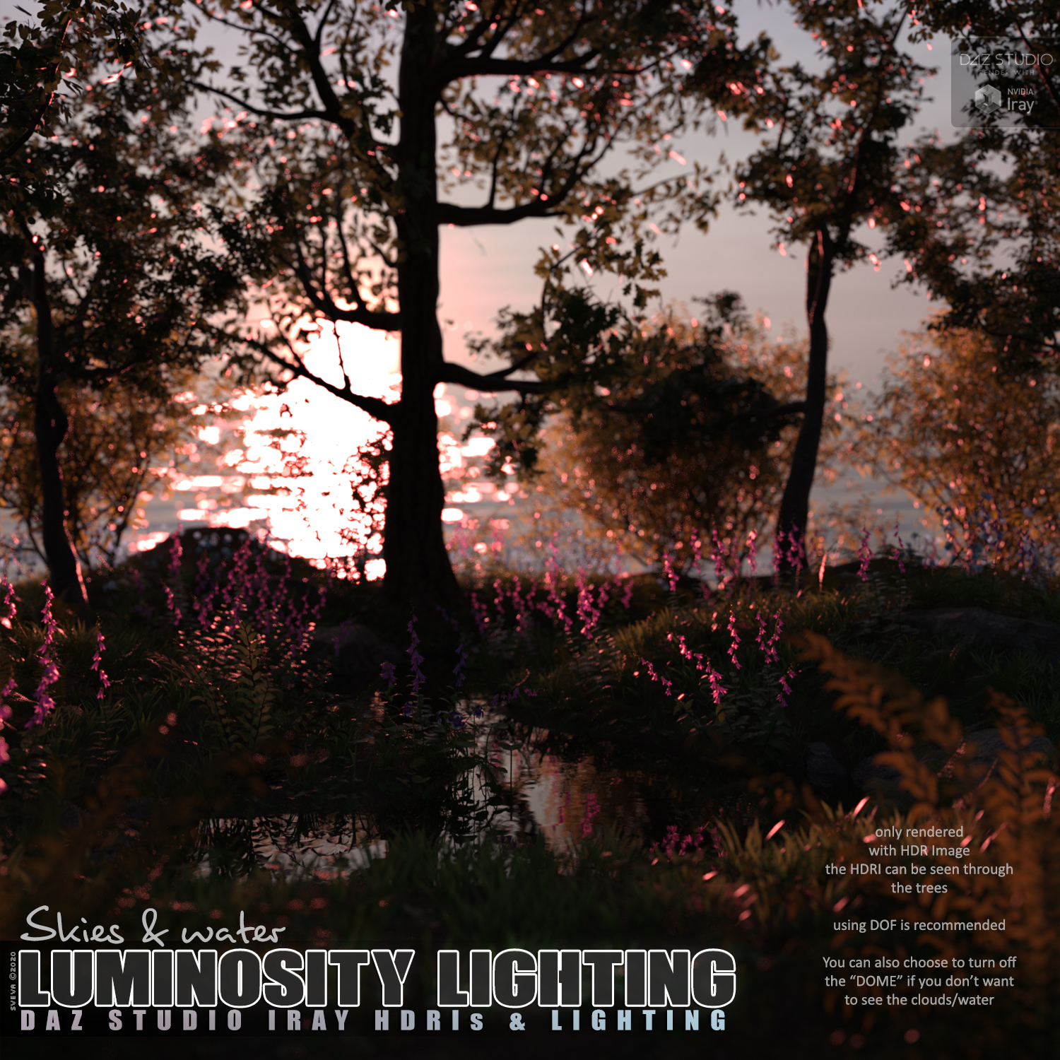 SV Luminosity Lighting Skies and Water | Daz 3D
