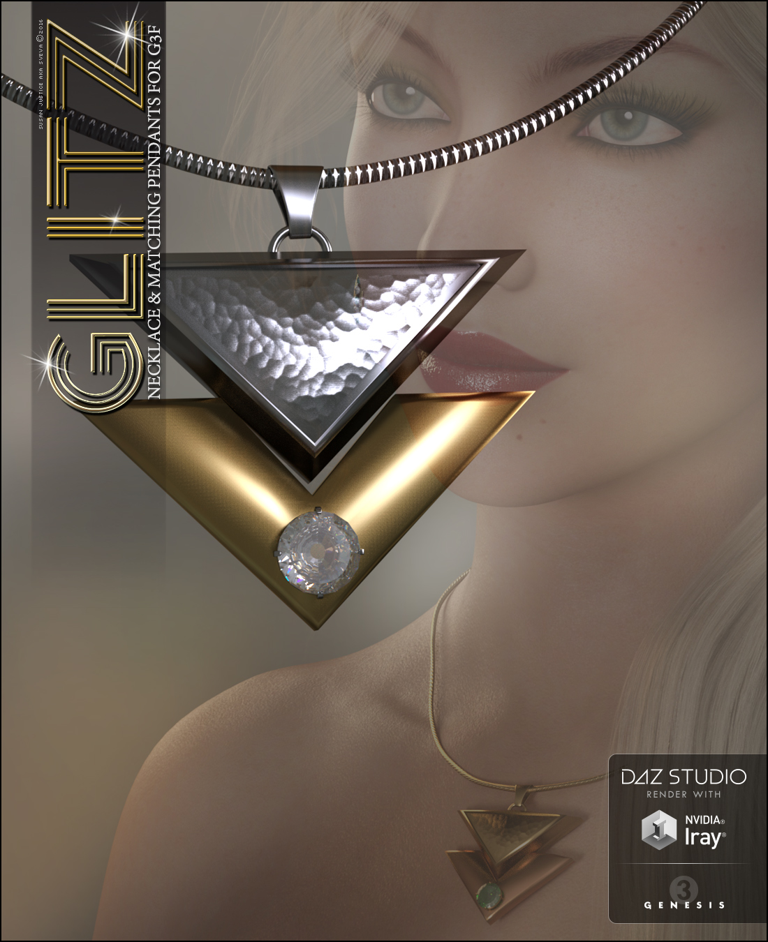 SV's Glitz Jewels Necklace | Daz 3D