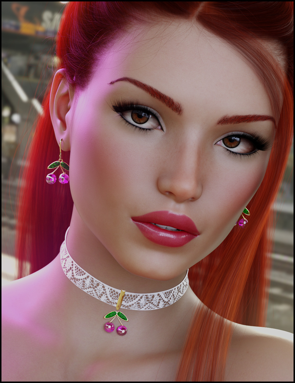Cherry Bomb! Jewelry for G8F | Daz 3D