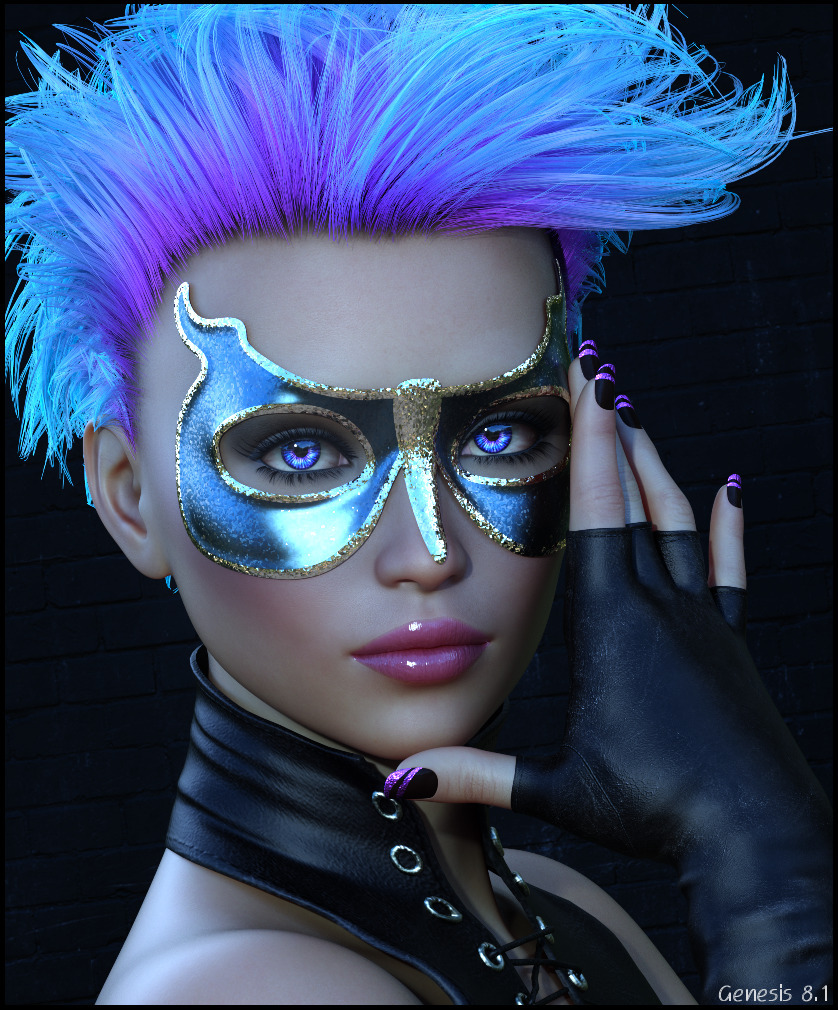 Painted Skin: Masks for G8F and G8.1F | Daz 3D