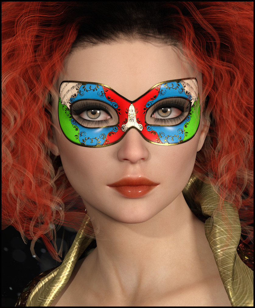 Painted Skin: Masks for G8F and G8.1F | Daz 3D