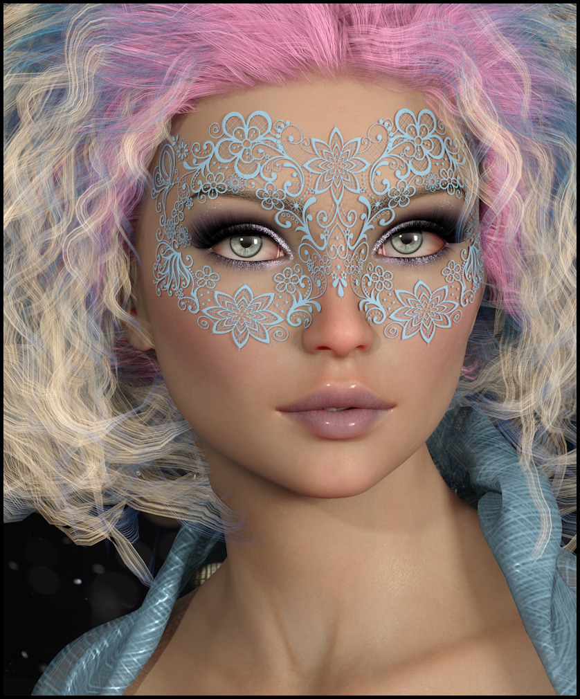 Painted Skin: Masks for G8F and G8.1F | Daz 3D