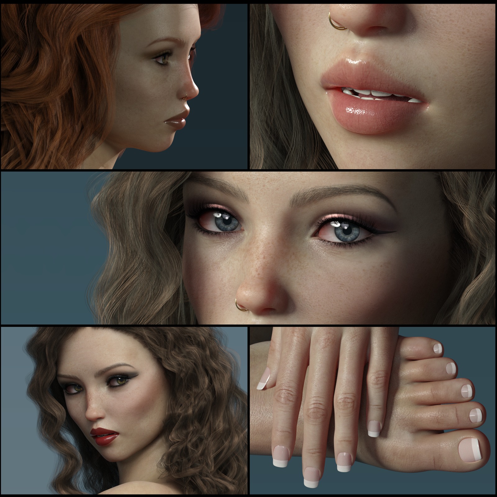 3DA Deirdre for G8F | Daz 3D
