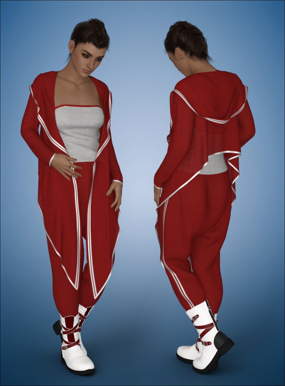 dForce - Dystopian Punk for G8F | Daz 3D