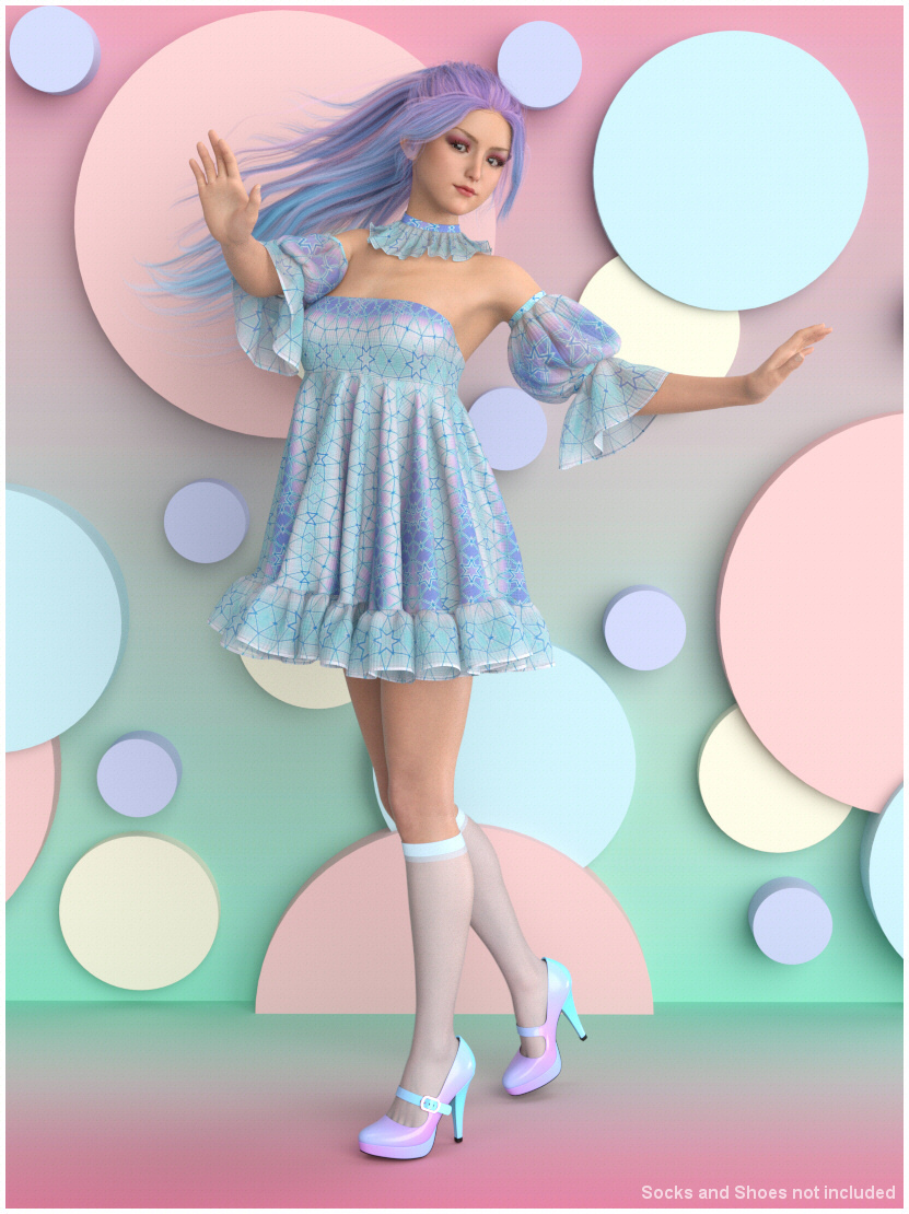 dForce - Esme Outfit for G8F & G8.1F | Daz 3D