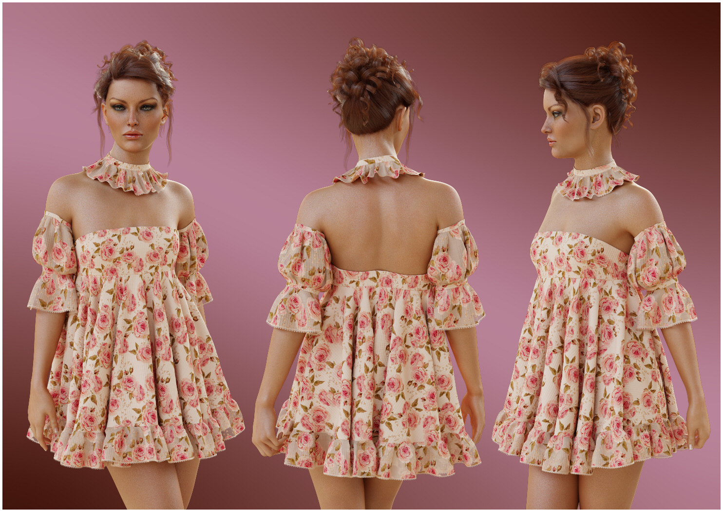 dForce - Esme Outfit for G8F & G8.1F | Daz 3D