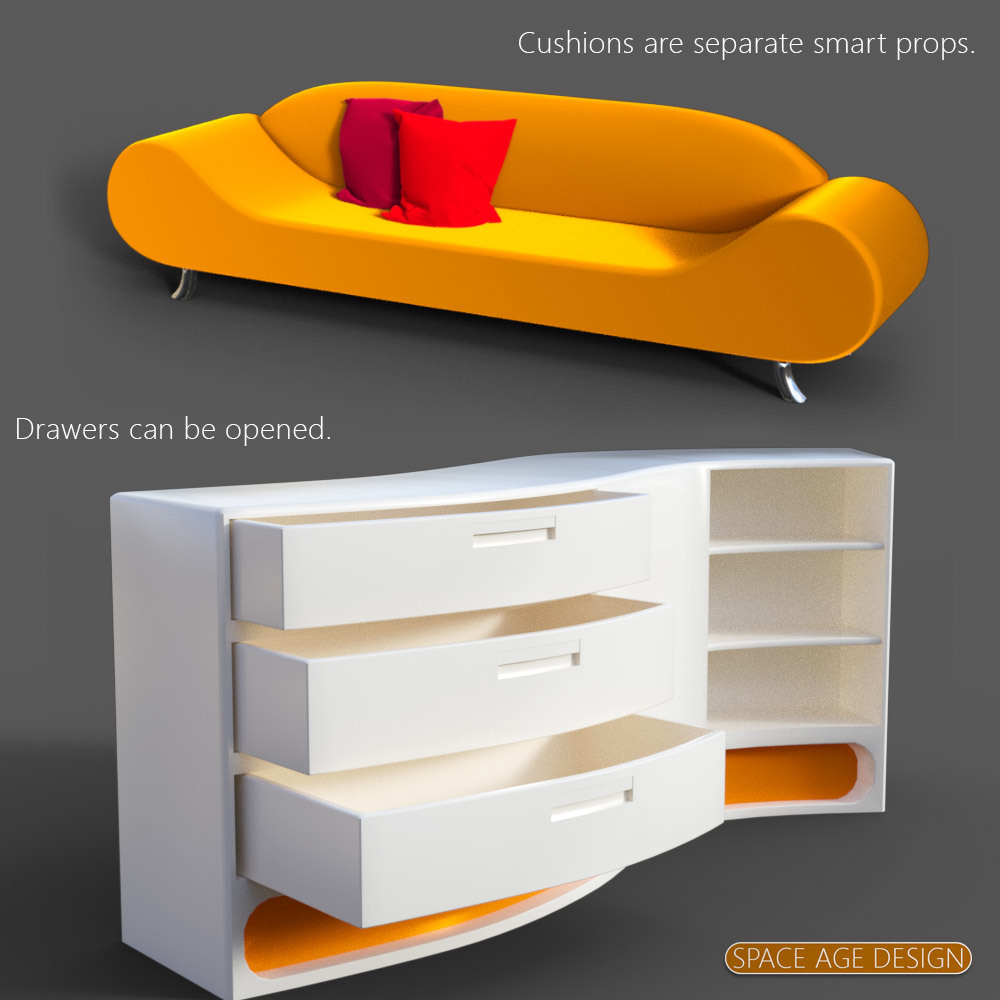 Space Age Design for DS Iray | Daz 3D