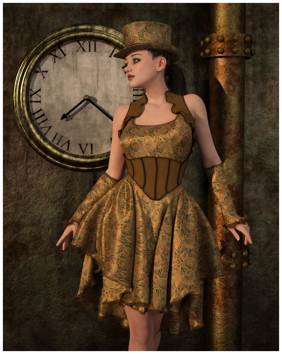 dForce - Violet Outfit for G8F & G8.1F | Daz 3D
