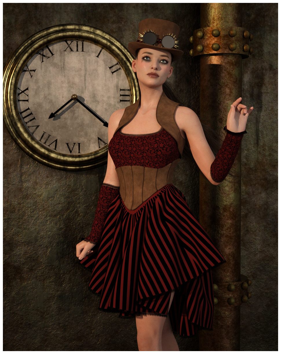 Dforce Violet Outfit For G8f And G8 1f Daz 3d