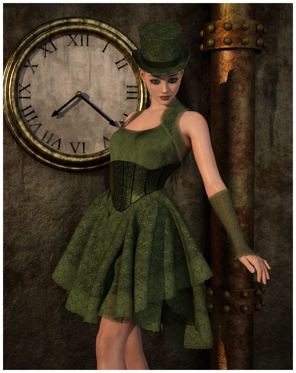 dForce - Violet Outfit for G8F & G8.1F | Daz 3D