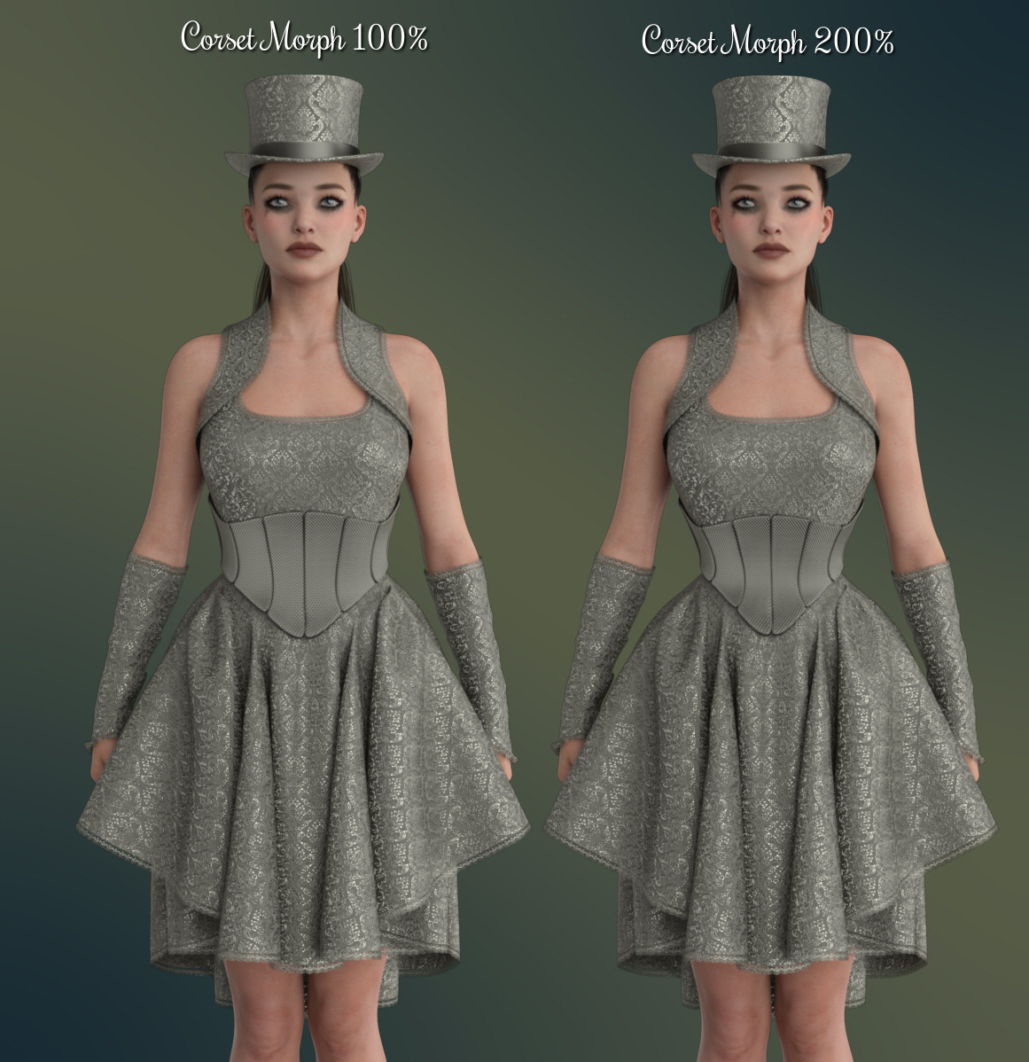 dForce - Violet Outfit for G8F & G8.1F | Daz 3D