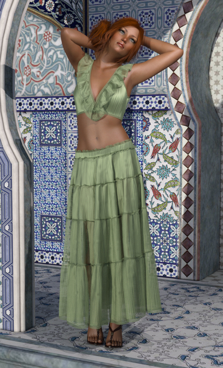 dForce - Flower Child for G8F | Daz 3D