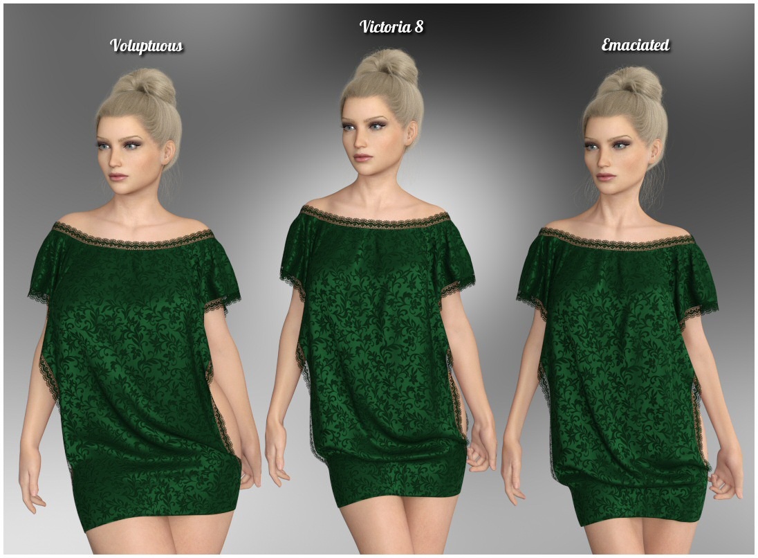 dForce - Janine Dress for G8Fs | Daz 3D