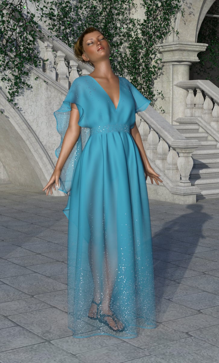 dForce - Jessica Gown for G8F | Daz 3D