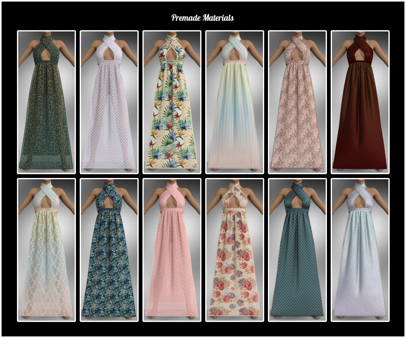 dForce - Lorelei Gown for G8Fs | Daz 3D