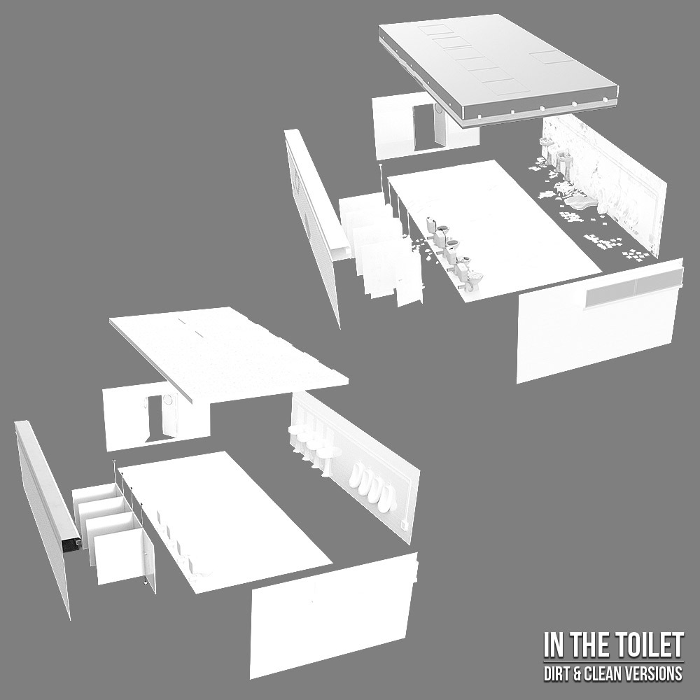 In The Toilet for DS Iray | Daz 3D