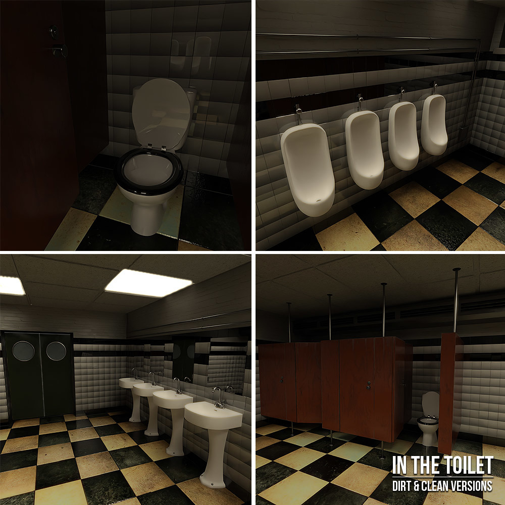 In The Toilet for DS Iray | Daz 3D