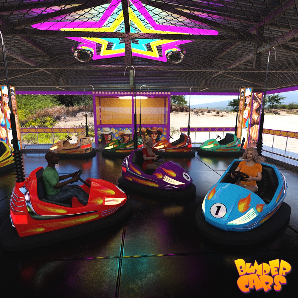 Bumper Cars for Daz Studio | Daz 3D