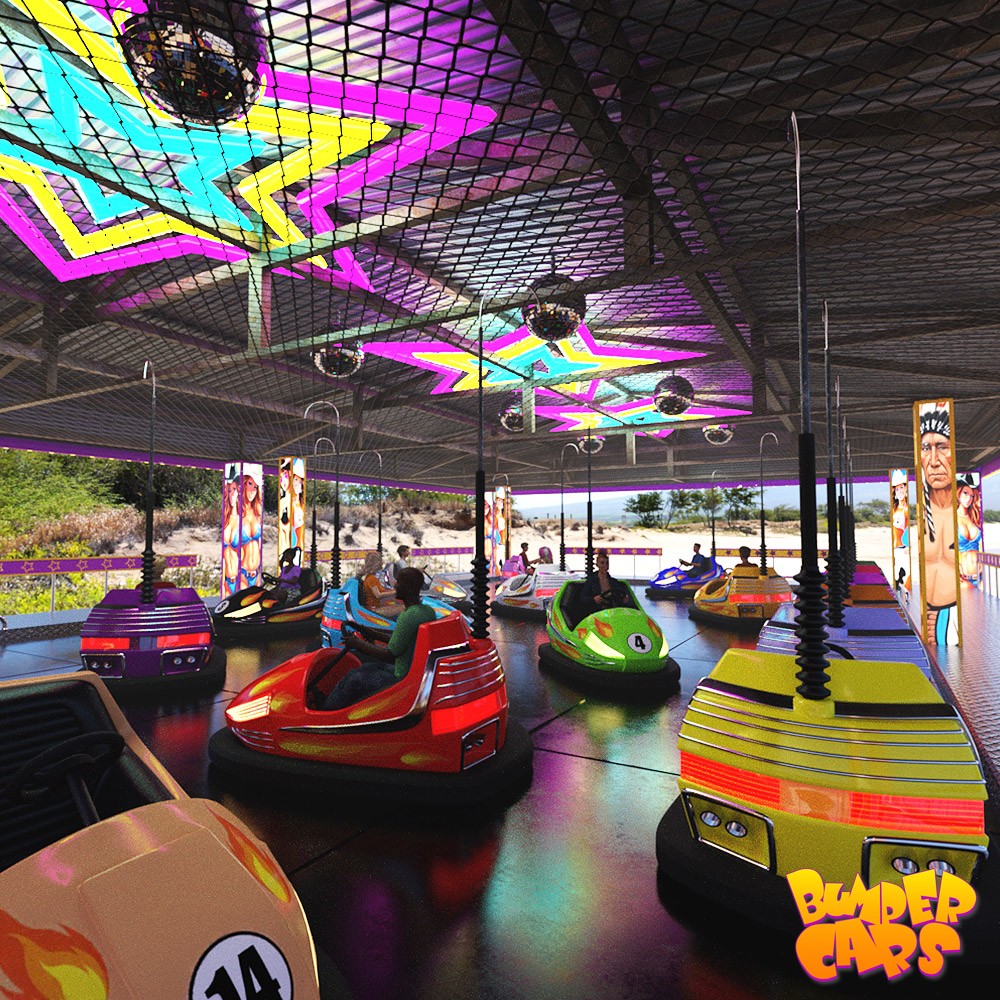 Bumper Cars for Daz Studio | Daz 3D